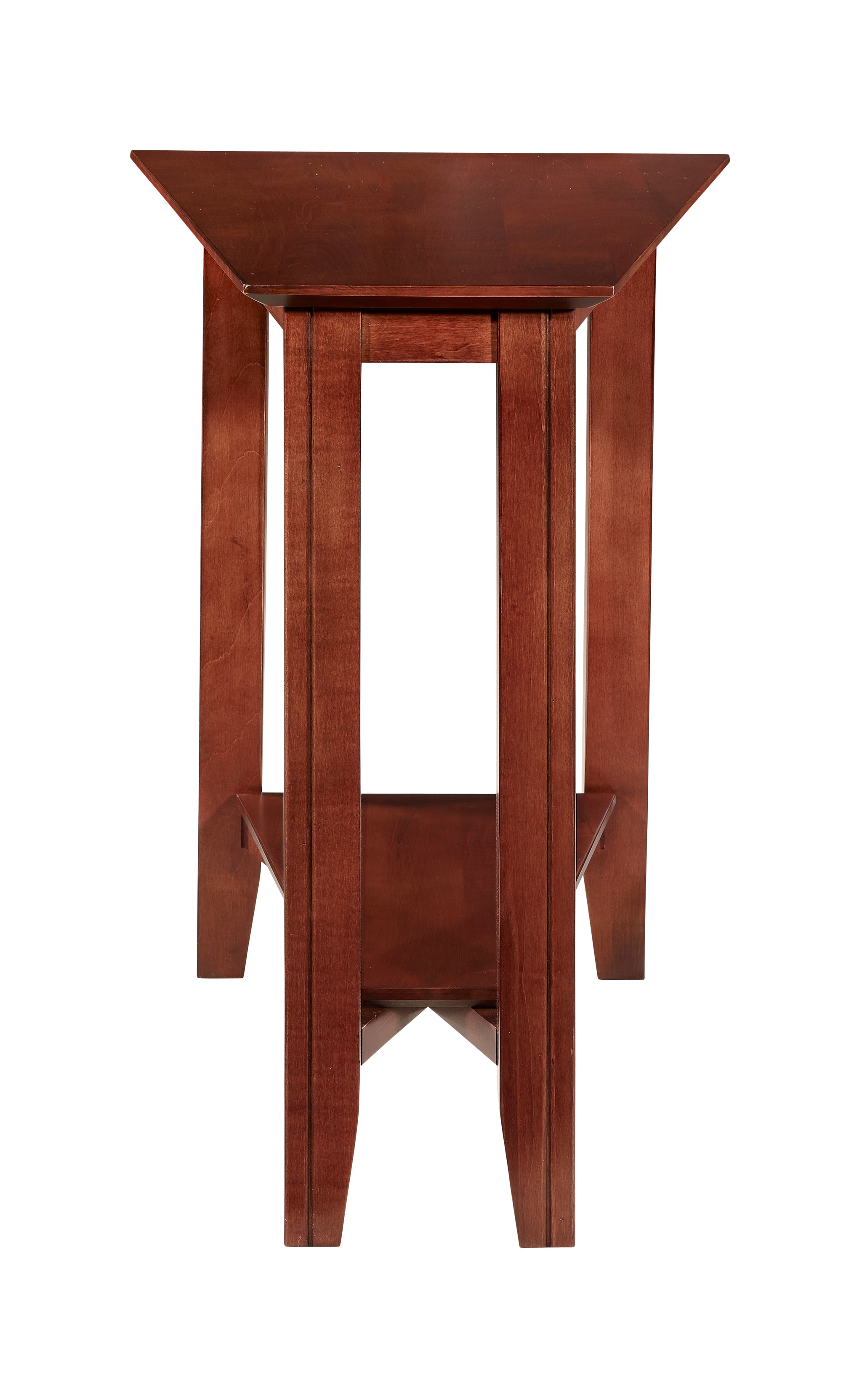Eclectic Shelf Wedge Table